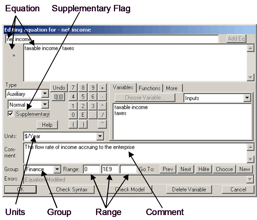 Equation Components Equation Components